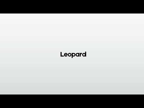 How to pronounce Leopard in british english