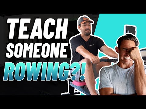 Teaching a TOTAL Beginner How to Row!