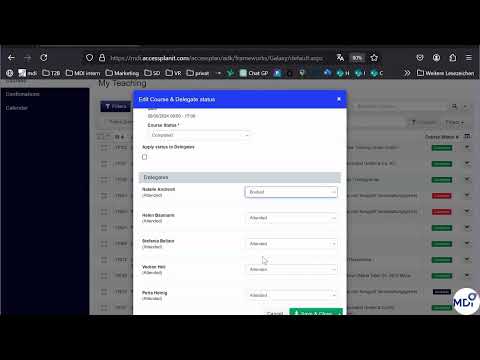 Trainerportal MDI