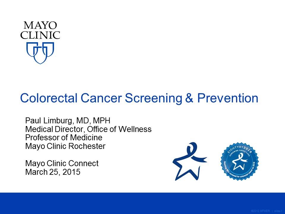 Colon Cancer: Prevention and Screening
