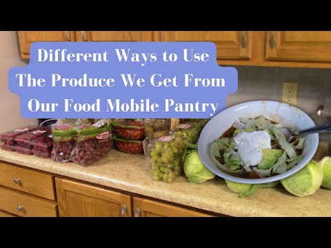 Large Mobile Food Pantry WITH Recipes