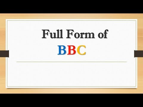 Full Form of BBC || Did You Know?