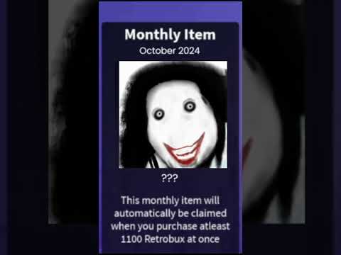 Average RetroStudio Monthly items #roblox #retrostudio #uncanny