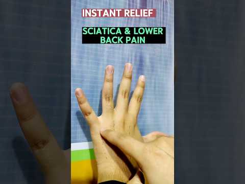 Instant Sciatica and Lower Back Pain Relief | 2 minutes Acupressure Point Message