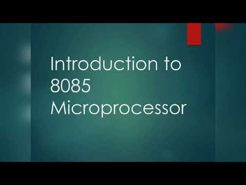 Introduction of 8085 Microprocessor..