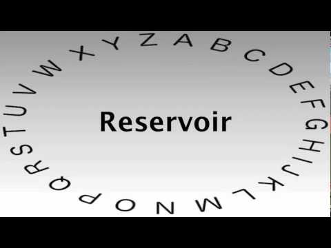 SAT Vocabulary Words and Definitions — Reservoir