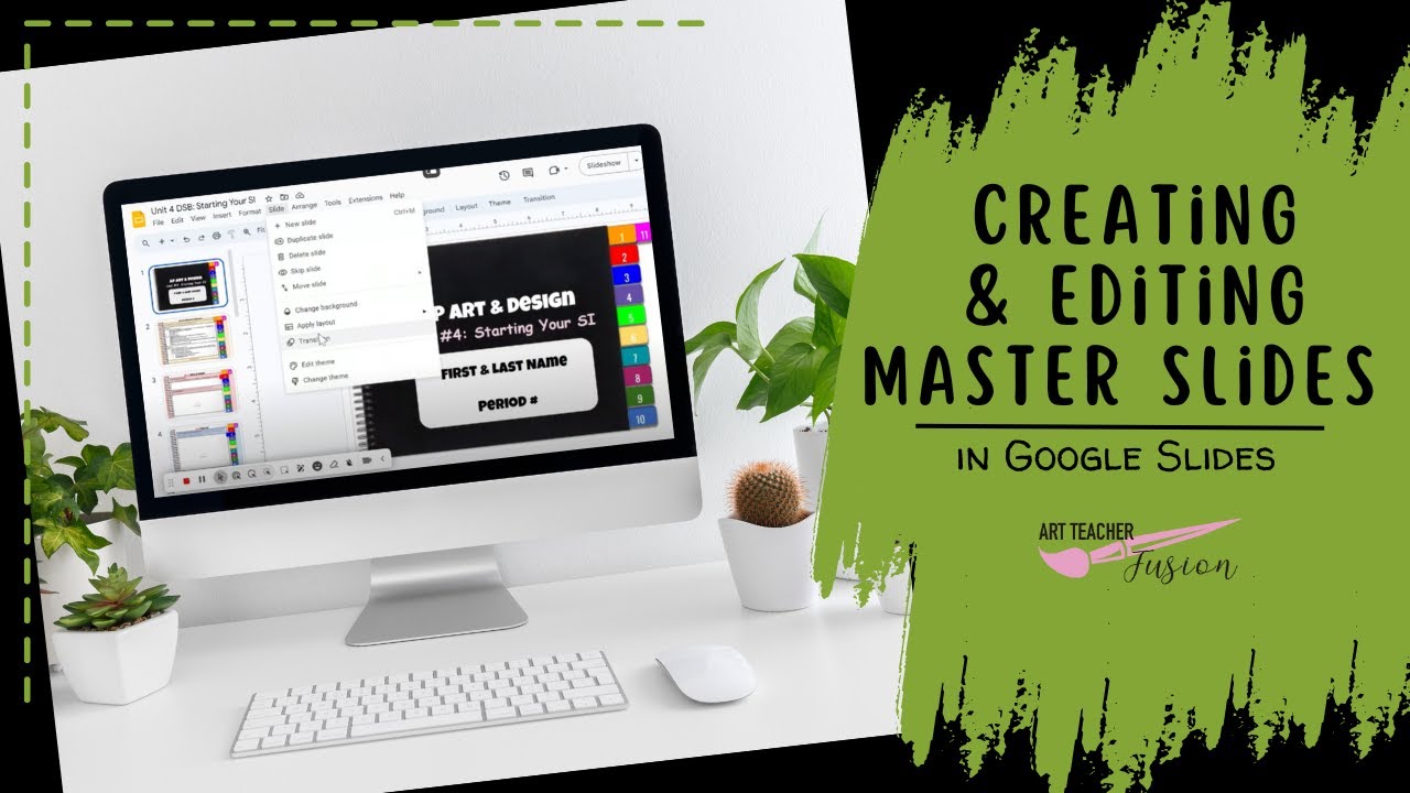 Creating and Editing Master Slides in Theme Builder using Google Slides