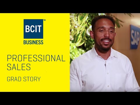 BCIT Professional Sales Diploma Grad Story - Robby Jones at SAP