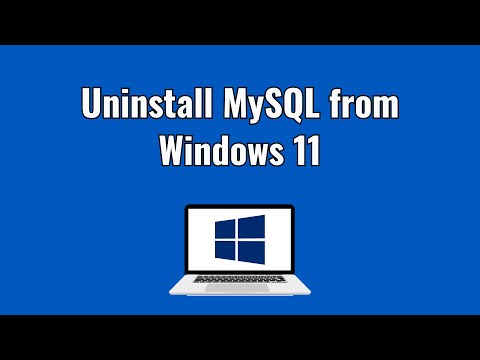 How to uninstall MySQL from Windows 11