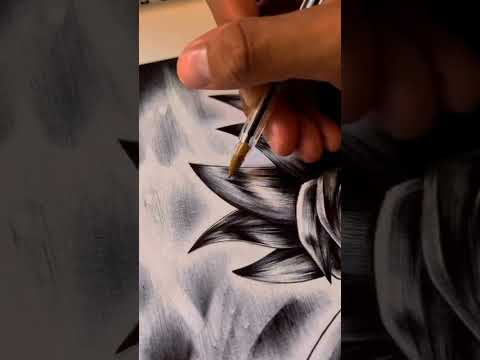 Dibujando a goku con boligrafo 👌
