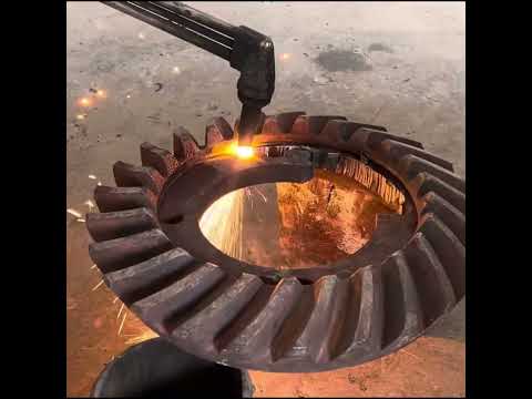 How to Professionally Restore and Repair Worn-Out Differential Gear Teeth with Threading Technique