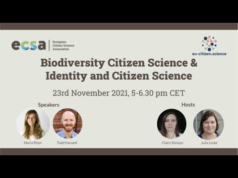 Biodiversity citizen science and identity and citizen science