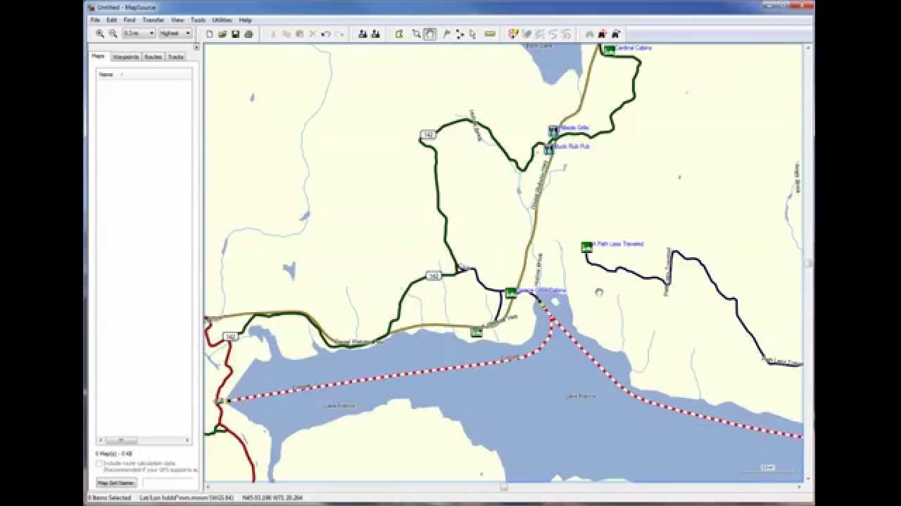 Garmin MapSource Tutorial