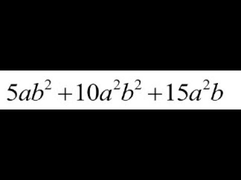 5ab^2 + 10a^2b^2 + 15a^2b, factor completely