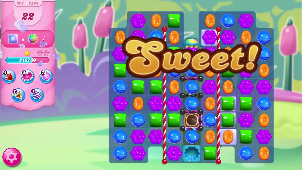 Candy Crush Saga Level 8564 NO BOOSTERS