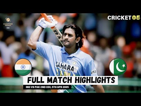 Ind vs Pak 2005, Semi Final Full Match Highlights #championstrophy2025