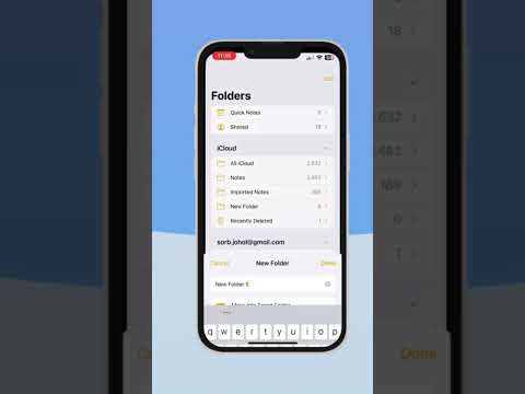 Use Smart Folders to organise your iOS Notes
