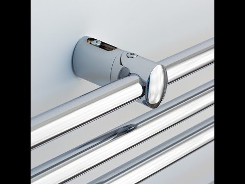 Replacement Clamp Towel Rail Wall Brackets In Chrome