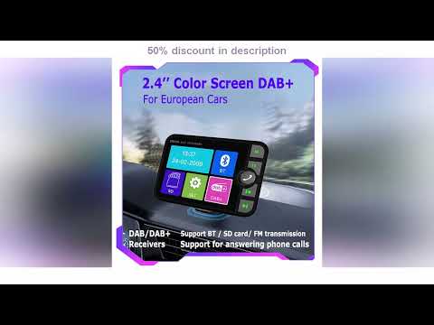Latest Products You Must Know! 2.4-inch Color LCD DAB/DAB+ Radio Receiver Bluetooth-compatible M