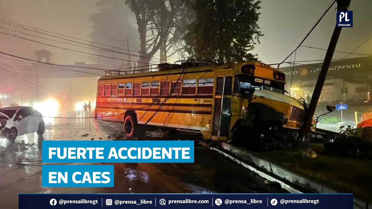 Choque múltiple en carretera al Salvador deja más de 10 heridos esta madrugada