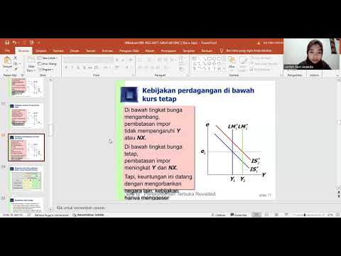 Perekonomian Terbuka Revisited: Model Mundell - Fleming dan Exchange - Rate Regime