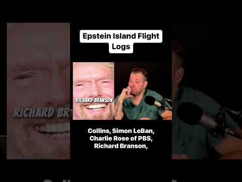 Jeffrey Epstein Island Flight Logs: Shocking List #shorts