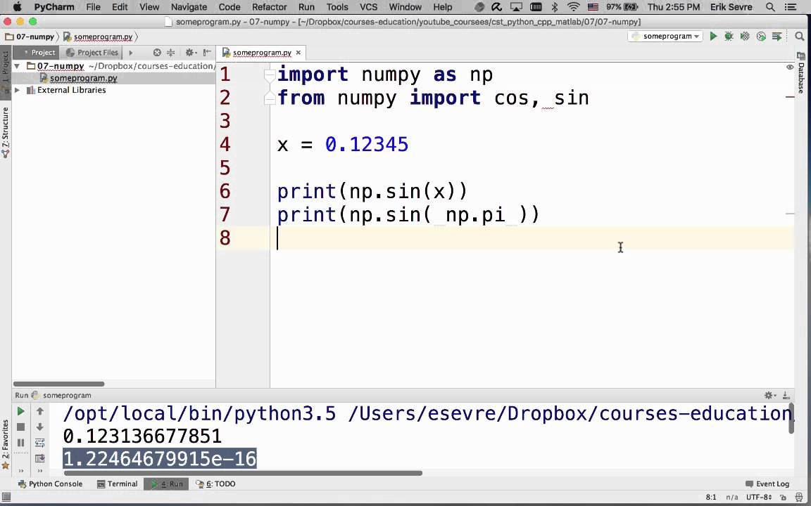 07 - Python math with numpy