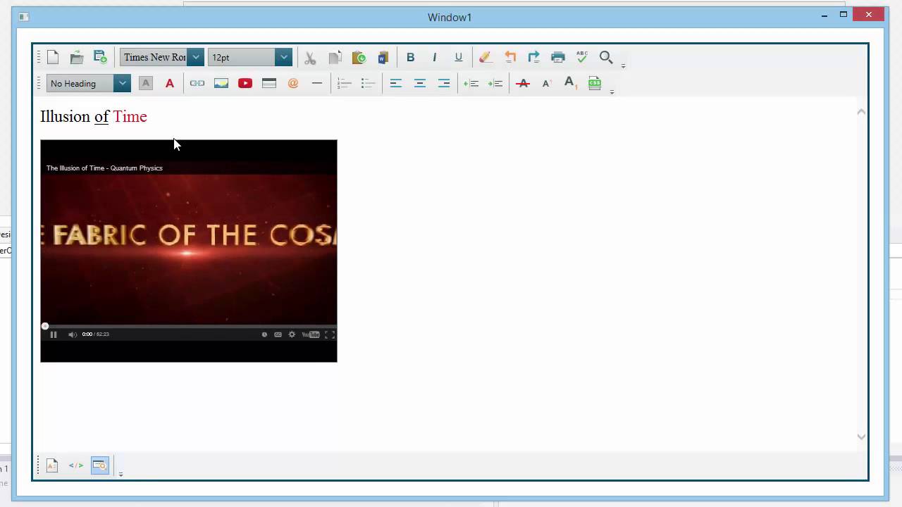 WPF HTML Editor Control