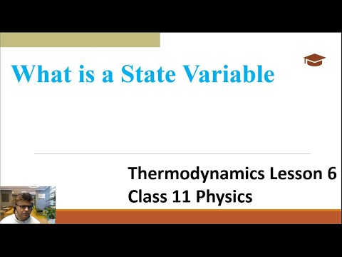 What is a State Variable||Thermodynamic Equilibrium|| Class 11 Physics  Lesson 6