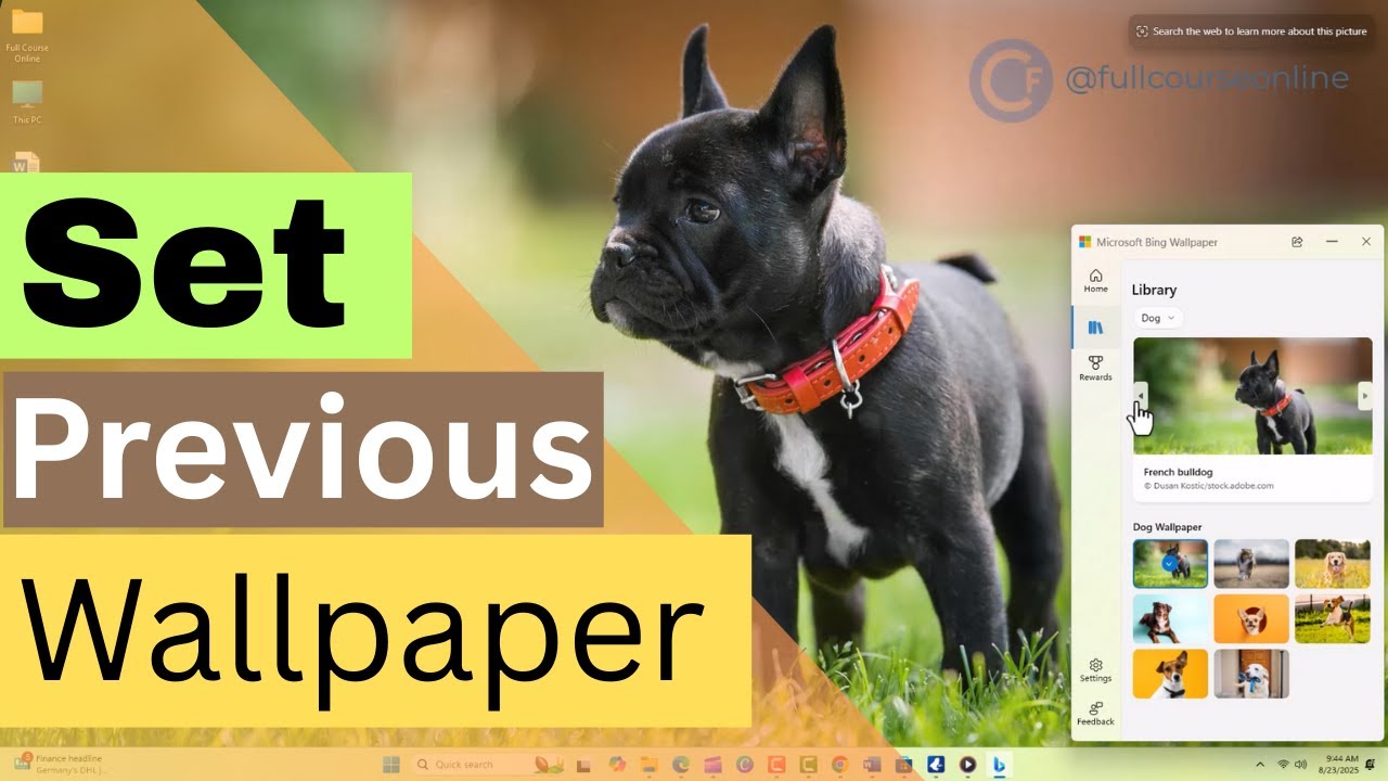 How to browse and download Bing past wallpapers