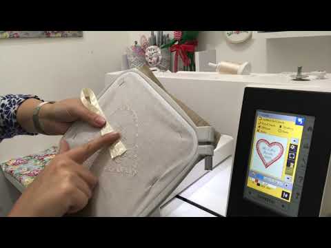 How to do an In the hoop project using the janome 500e embroidery machine