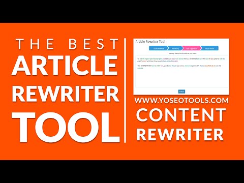 The BEST ARTICLE REWRITER TOOL | Spin Rewriter | FREE SEO TOOLS