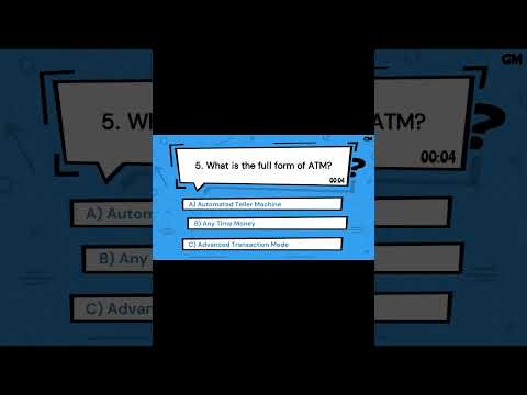 What is the full form of ATM? | Great Mind Official