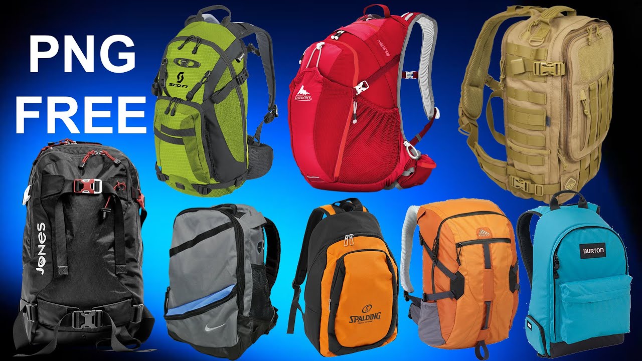 Backpack PNG transparent images free download II Raza Studio