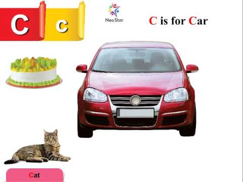 C is for Car. Now start with Letter C.