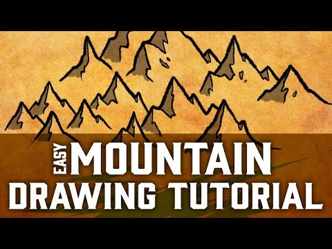 How to Draw Mountains [Map Drawing Tutorial]