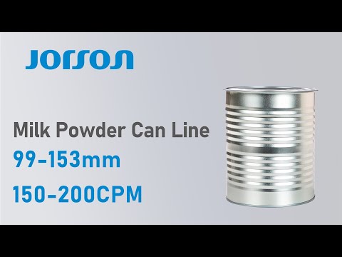 Milk powder can line (99-153mm 150-200cpm)