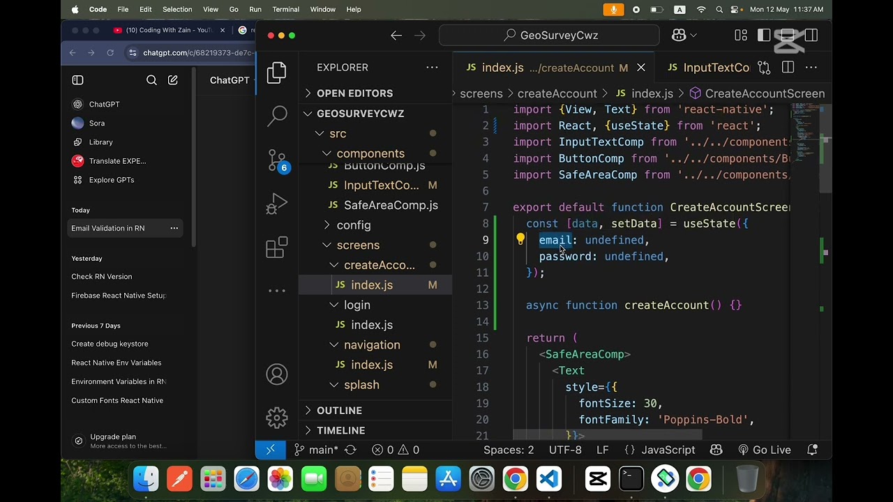 React Native Toast Message | Install & Use react-native-toast-message | Form & Email Validation