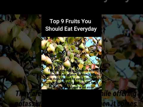 Health Benefits of Pears || Top 9 Fruits You Should Eat Everyday - Pears