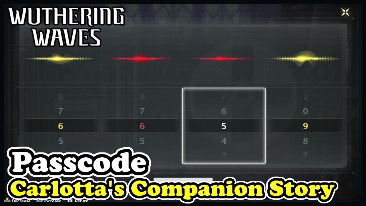 Carlotta's Companion Story Passcode to Turn on the Lights | Wuthering Waves