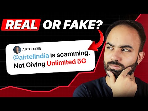 Airtel is Scamming their Customers? [No More Unlimited 5G] (Hindi)