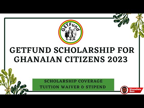 2023 Fully Funded GETFUND Scholarships In Ghana | How to apply | Covers Tuition and Stipends |
