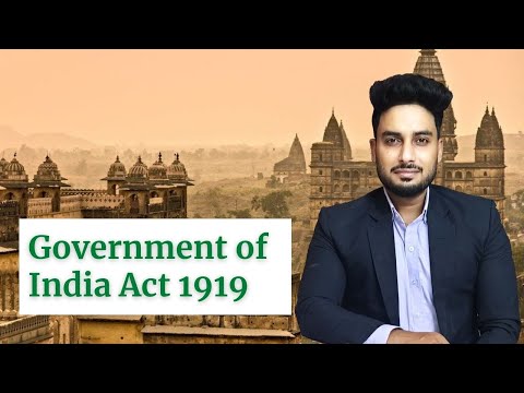 Government of India Act 1919 in Hindi | Montagu Chelmsford Reforms 1919 in Hindi |