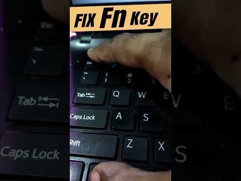 Enable/Disable Function (Fn) Key???? | Fix Fn key not working #shorts