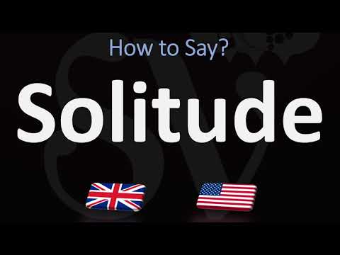 How to Pronounce Solitude? (2 WAYS!) UK/British Vs US/American English Pronunciation