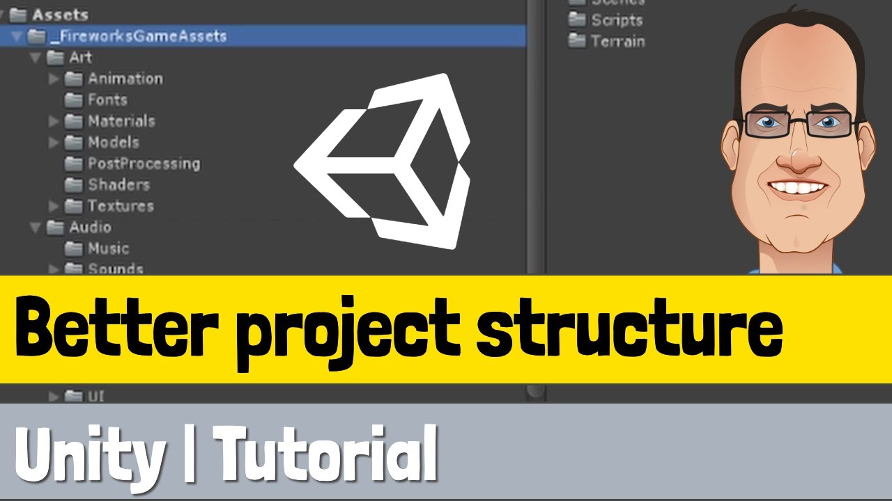 Unity Tutorial - Better project and file structure - keeping it simple