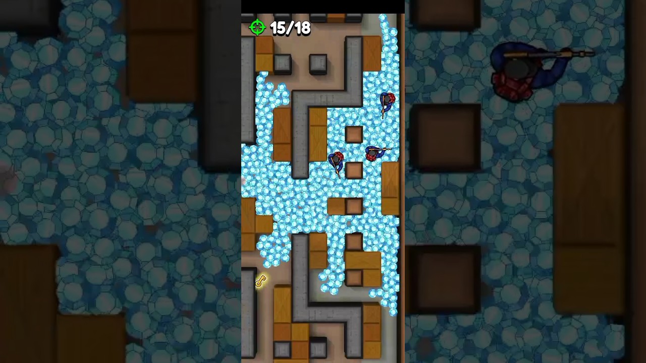 hunter assassin gameplay || hack mode apk gameplay || last level 2000 #shorts #youtubeshorts