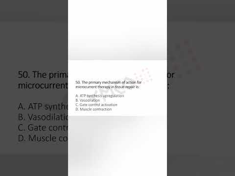 Electrotherapy MCQs: 50