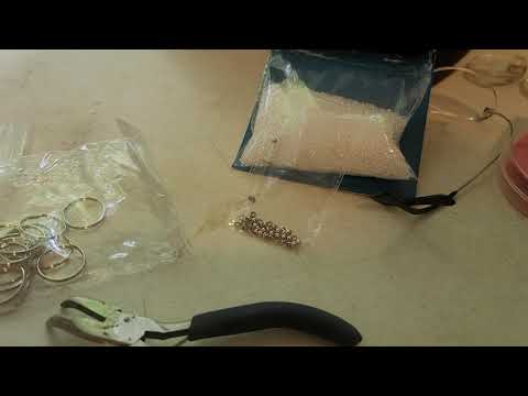 Craft Project: Repurposing old chandelier crystals into suncatchers.