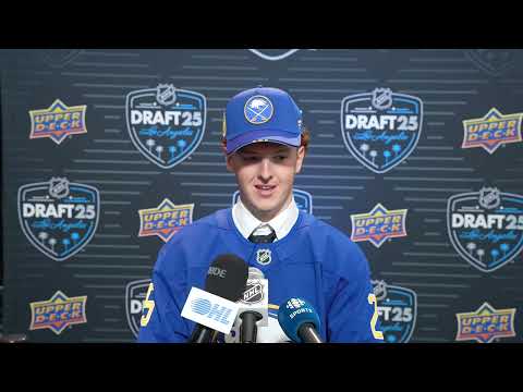 2025 NHL Draft: Noah Laberge interview (Buffalo)